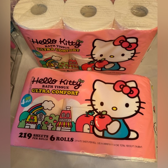 Hello Kitty | Bath | Hello Kitty Toilet Paper 6 Rolls | Poshmark